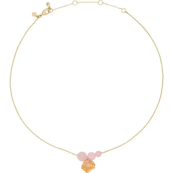 Kate Spade New York Tulip Cluster Pendant Necklace - Blush