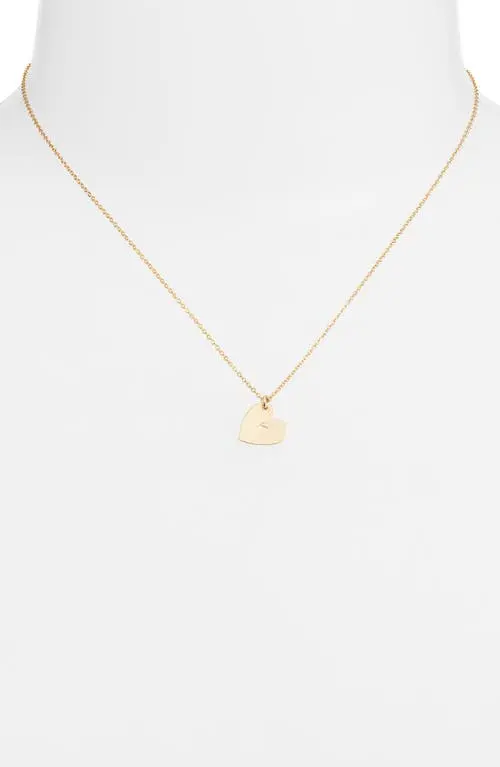 SET & STONES Sophia Initial Heart Pendant Necklace