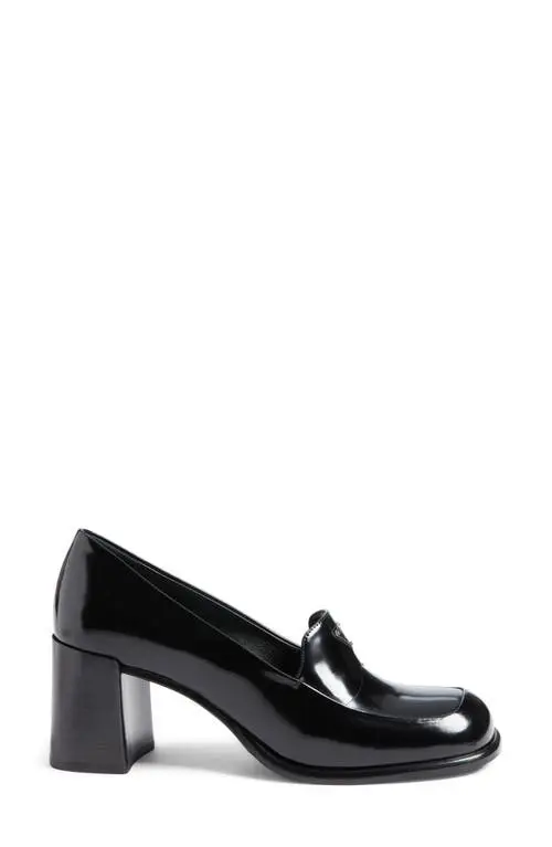 Prada Platform Loafer Pump