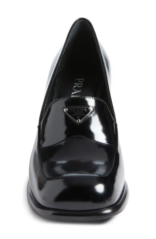 Prada Platform Loafer Pump