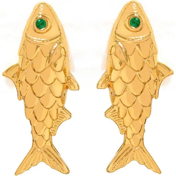 GIRLS CREW Fish Stud Earrings