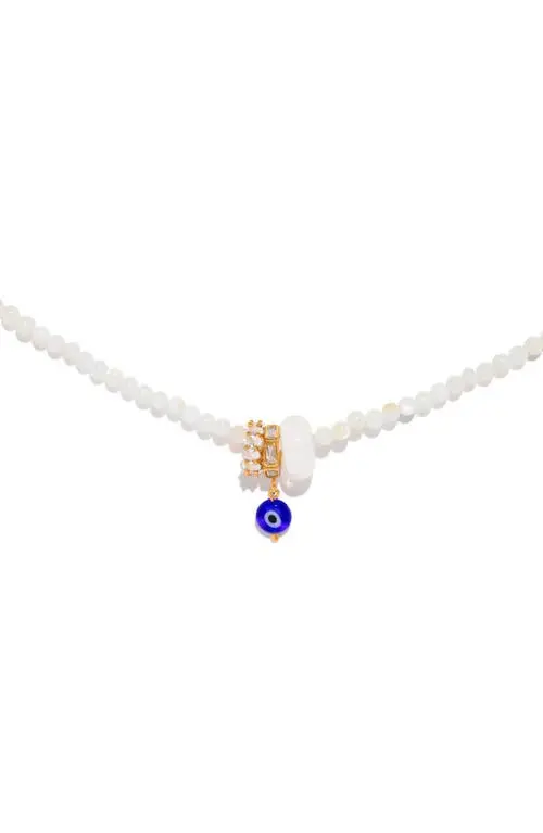 GIRLS CREW Evil Eye Beaded Necklace