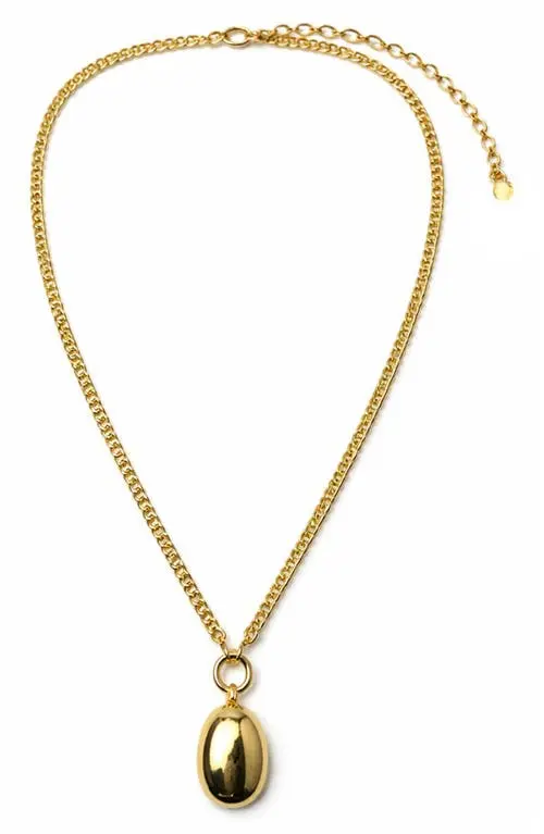 PANACEA Polished Teardrop Pendant Necklace