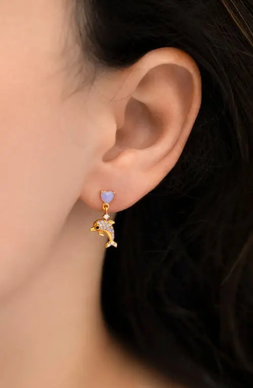 GIRLS CREW Dolphin Dangle Earrings