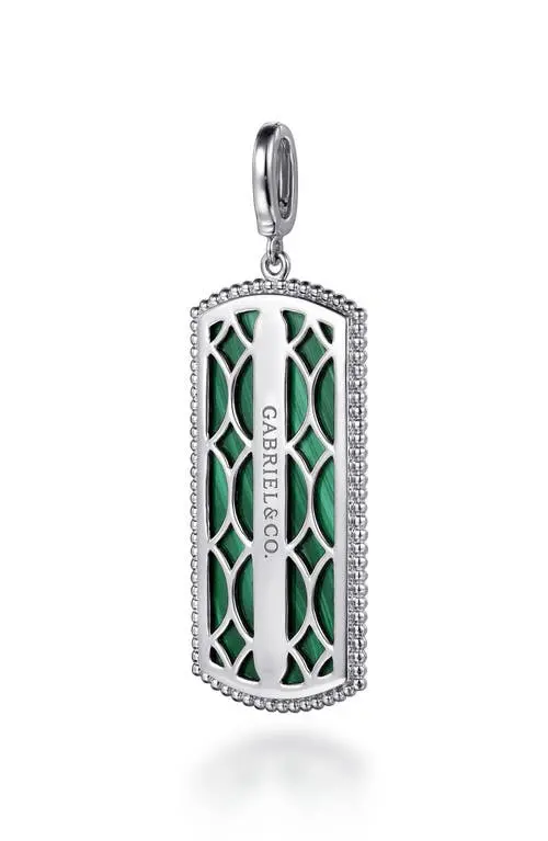 GABRIEL & CO. Malachite And Pendant
