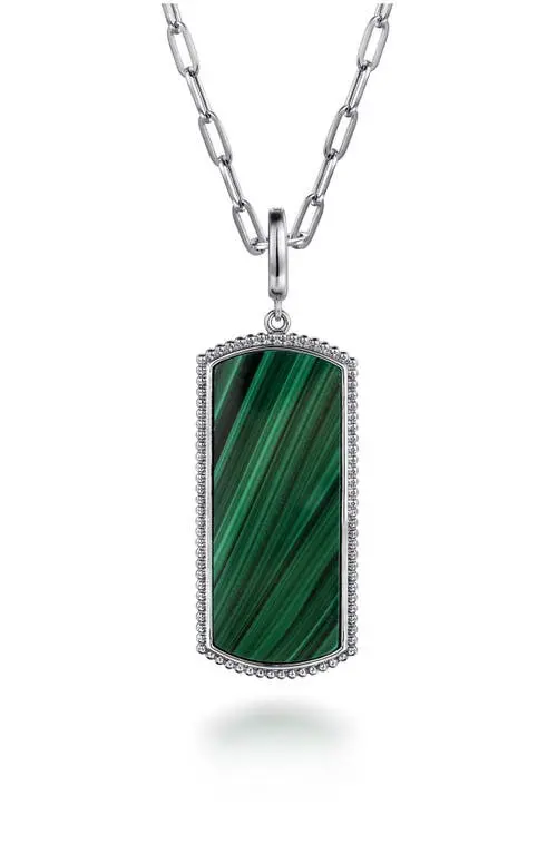 GABRIEL & CO. Malachite And Pendant