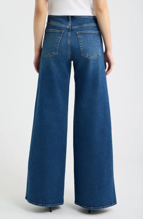 FRAME The Palace High Waist Wide Leg Jeans - Sonnet