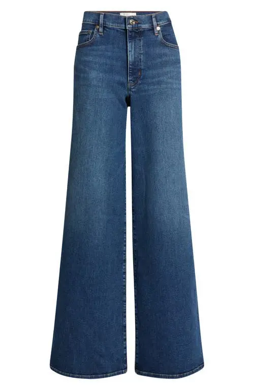 FRAME The Palace High Waist Wide Leg Jeans - Sonnet