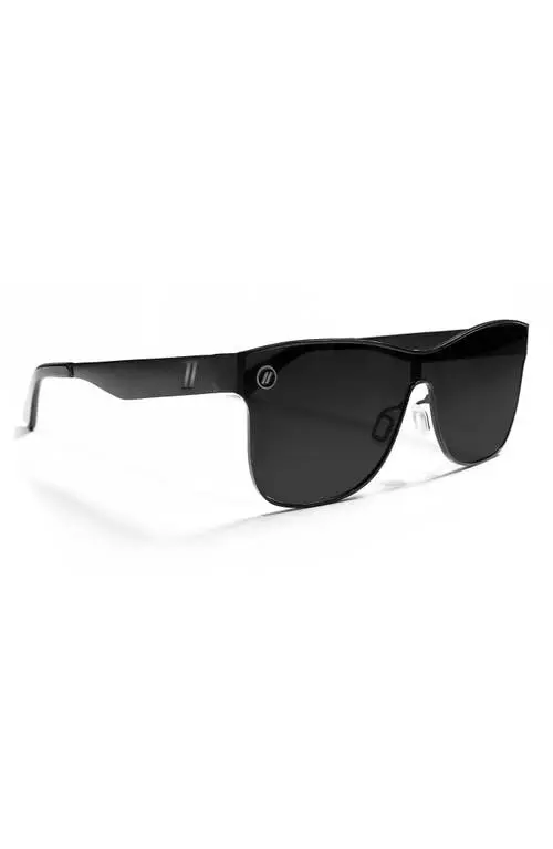 BLENDERS EYEWEAR Metal Millenia Polarized Shield Sunglasses