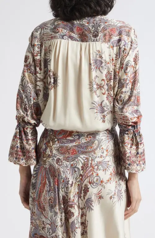 Marella Girino Paisley Print Viscose Shirt