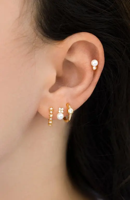 GIRLS CREW Cozumel Imitation Pearl Earring Set