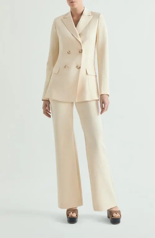 SCALPERS Plain Double-breasted Blazer
