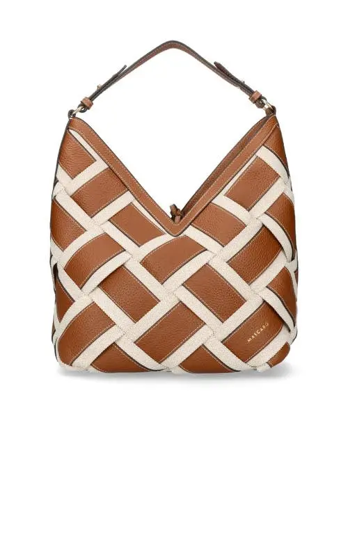 MASCARO Large Criss Cross Top Strap Bag