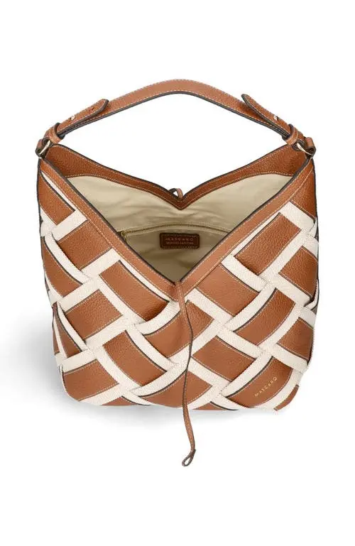 MASCARO Large Criss Cross Top Strap Bag
