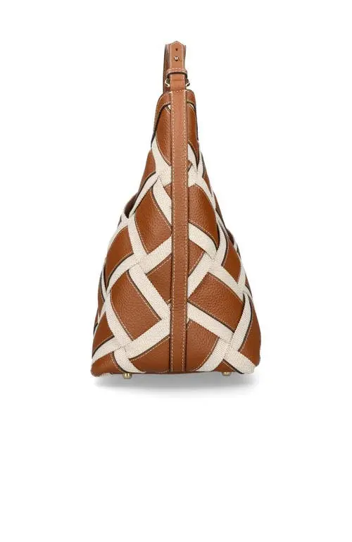 MASCARO Large Criss Cross Top Strap Bag