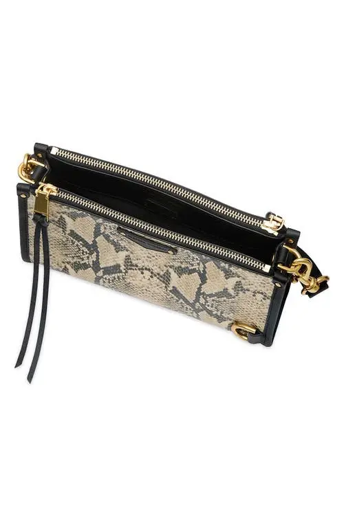 Rebecca Minkoff Mab Small Snake Embossed Leather Crossbody Bag