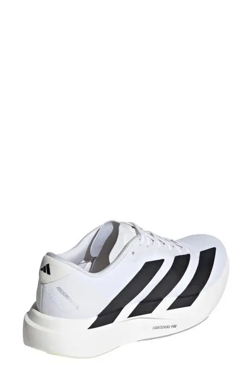 Adidas Adizero Evo Sl Woven Running Shoe - White/black/dash Grey