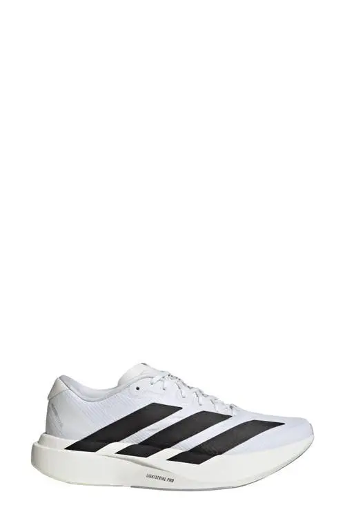 Adidas Adizero Evo Sl Woven Running Shoe - White/black/dash Grey