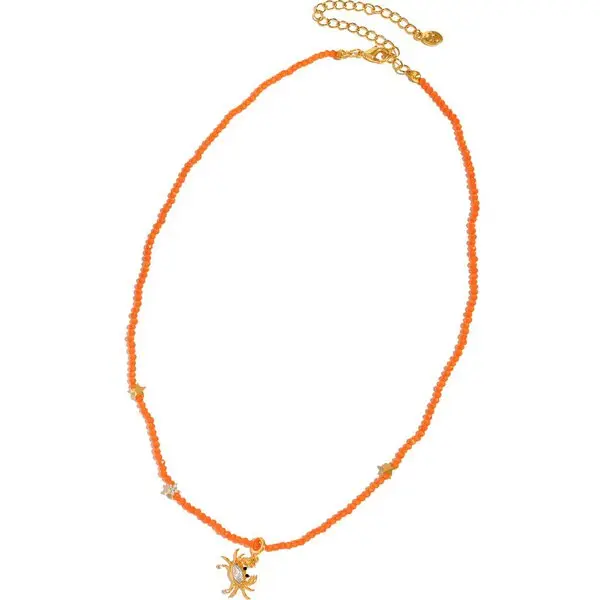 GIRLS CREW Crab Beaded Necklace