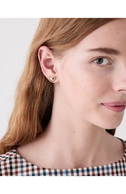 Kate Spade New York Heart Spade Stud Earrings - Gold