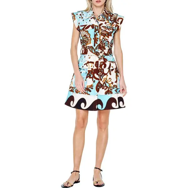 CIEBON Fay Minidress - Cream Multi