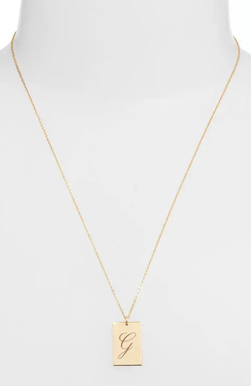 SET & STONES Stella Initial Pendant Necklace