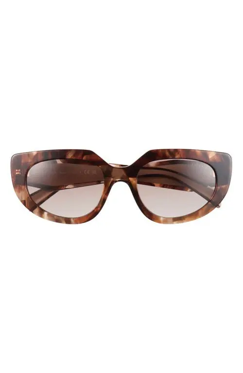 Prada 53mm Oval Sunglasses