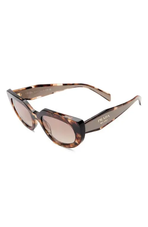 Prada 53mm Oval Sunglasses