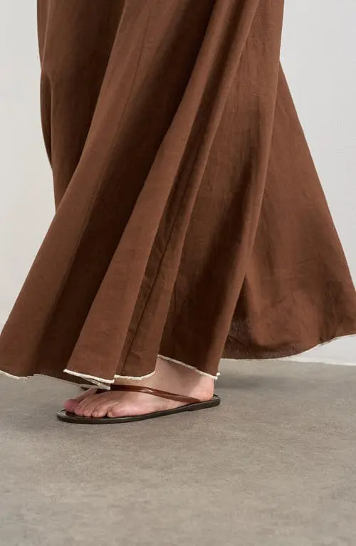 Topshop Linen Blend Maxi Skirt