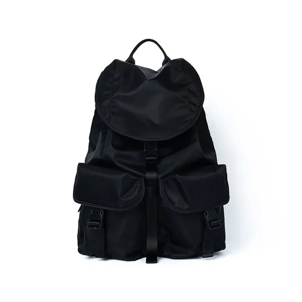 HAH ARCHIVE X After Pray Nylon Cargo Ruck Sack - Black