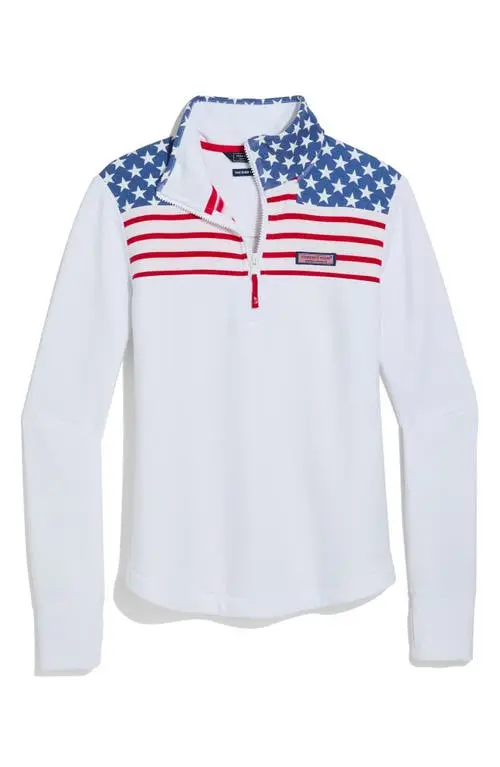 Vineyard Vines Dreamcloth® Shep Shirt® With Flag Print
