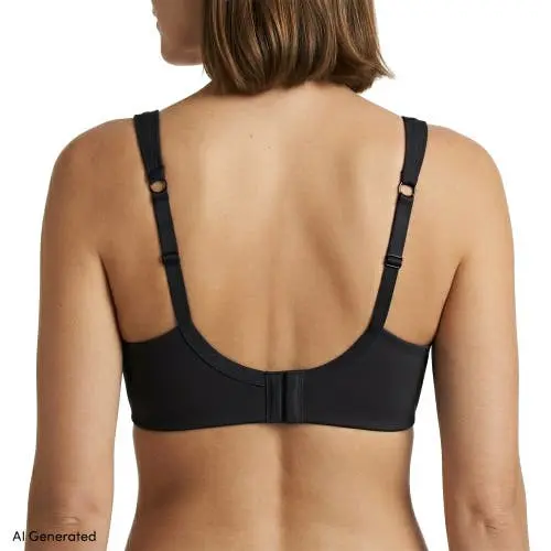 LANDS' END Full Coverage Bra True Solutions Light Weight Microfiber Basics