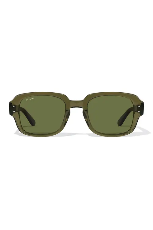 COSSINO Mas 50mm Square Acetate Sunglasses - Green