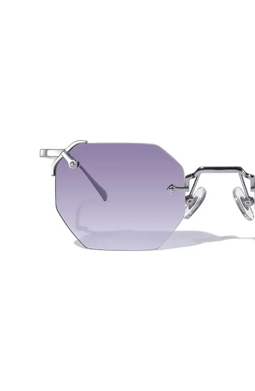 COSSINO Mykono Rimless Octagon Sunglasses