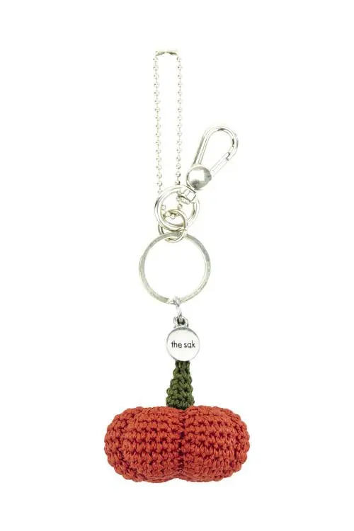 THE SAK Yarnicharmz Hand Crochet Dangle - Pumpkin
