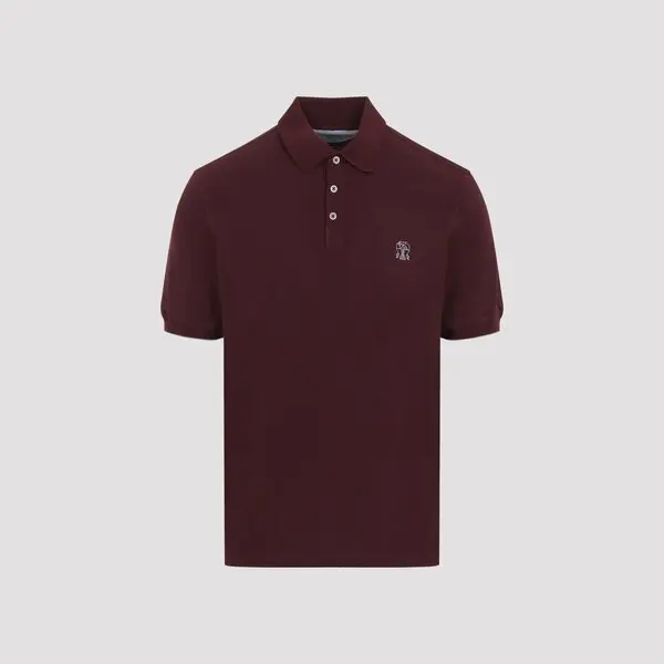 Brunello Cucinelli Cotton Polo Shirt - Red