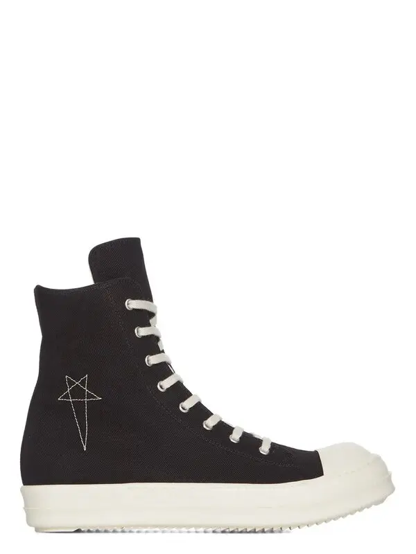Rick Owens High Top Sneakers - Nero