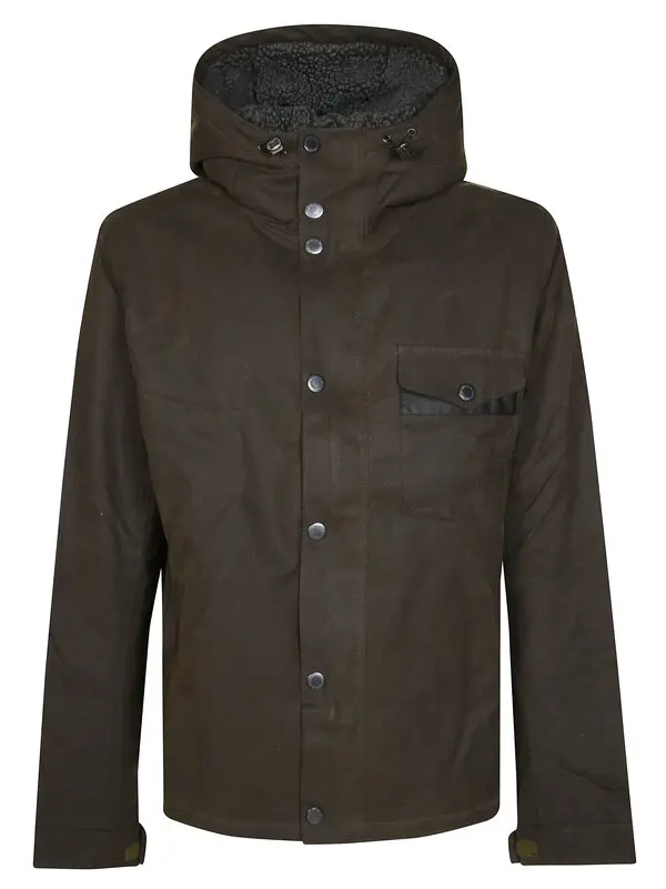 BARBOUR INTERNATIONAL Kevlar Waxed Hooded Jacket
