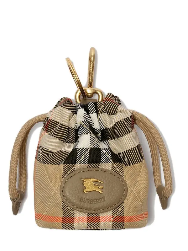 Burberry Mini Pouch Charm - Beige