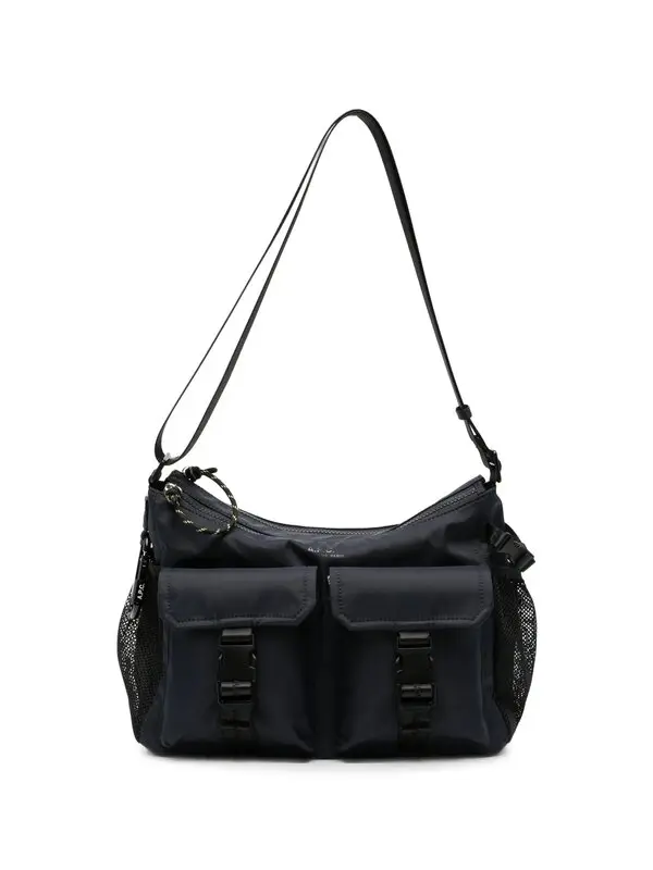 A.p.c. Nylon Zip Mini Crossbody Bag - Blu