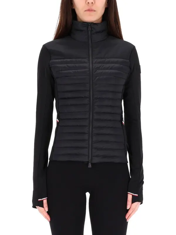 Moncler Padded Cardigan Sweater - Black