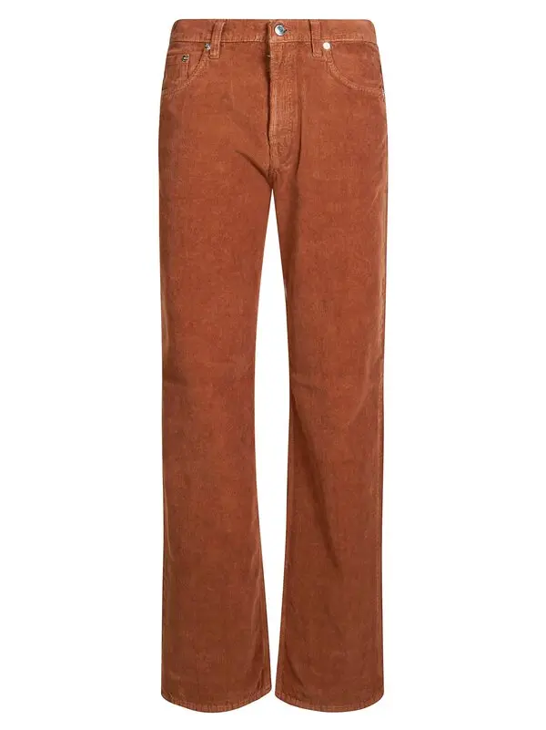 HAIKURE Korethestane Velvet Pier Jeans - Rosso