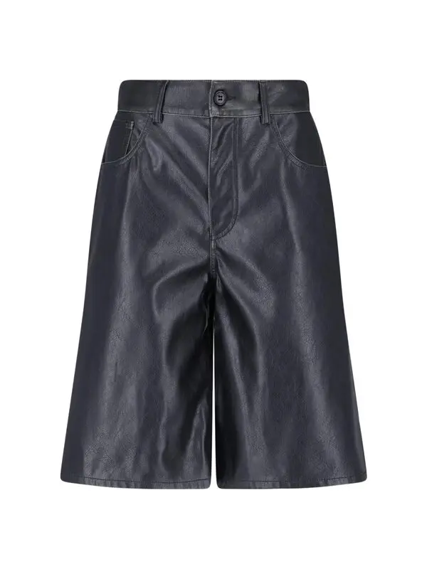MAISON MARGIELA Coated Tailored Trousers - Black