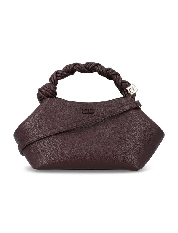 GANNI The Small Bou Mini Handbag In Grained Eco-leather