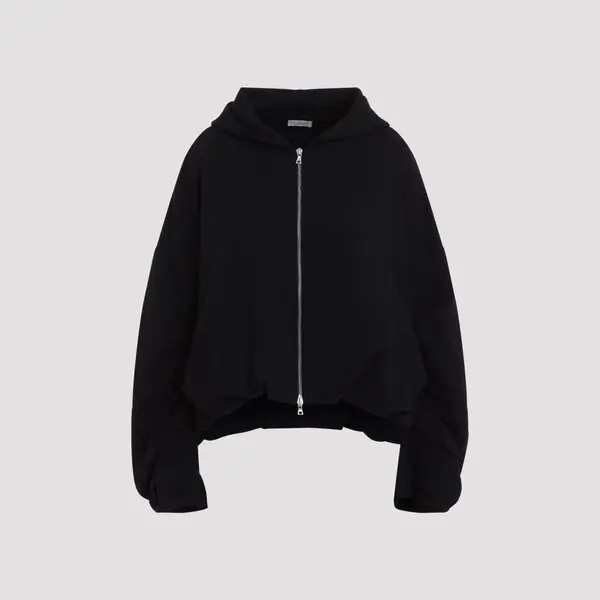 Dries Van Noten Hannett" Cotton Hoodie - Black