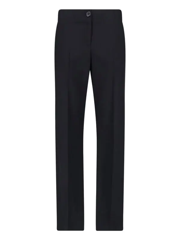 Khaite Wool Trousers - Black