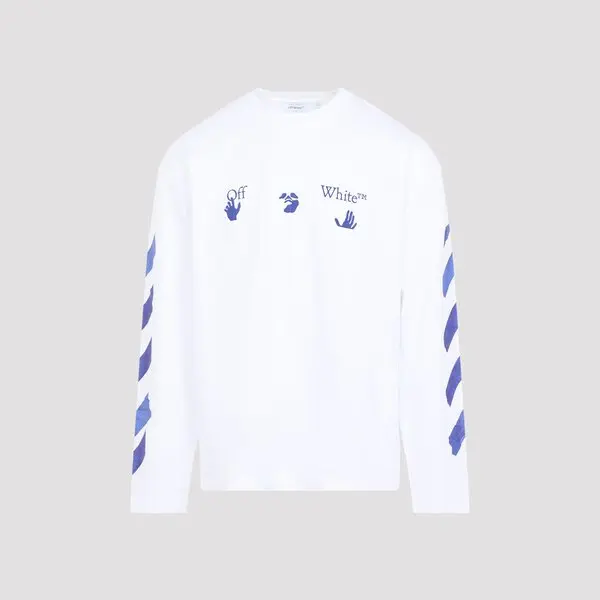 Off-White Tobacco Arrow Skate Long-sleeve Tee For - White
