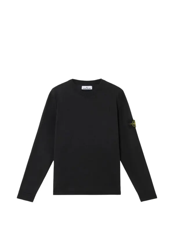Stone Island Wool Hooded Sweatshirt With Two-way Zip Pockets And Ribbed Trim