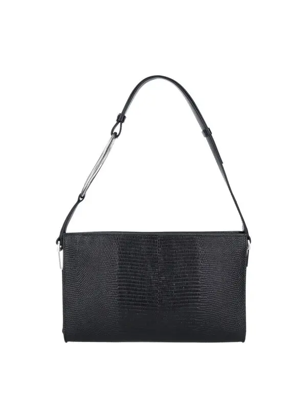 DONDUP Calf Leather Shoulder Bag - Black