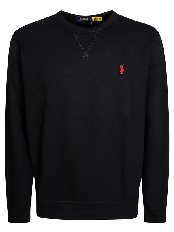 Polo Ralph Lauren Full-zip Knit Sweater - Nero